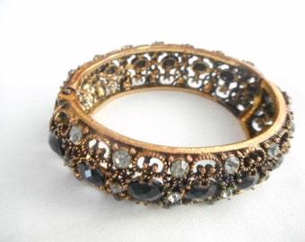 Unique gold filigree bangle related items | Etsy