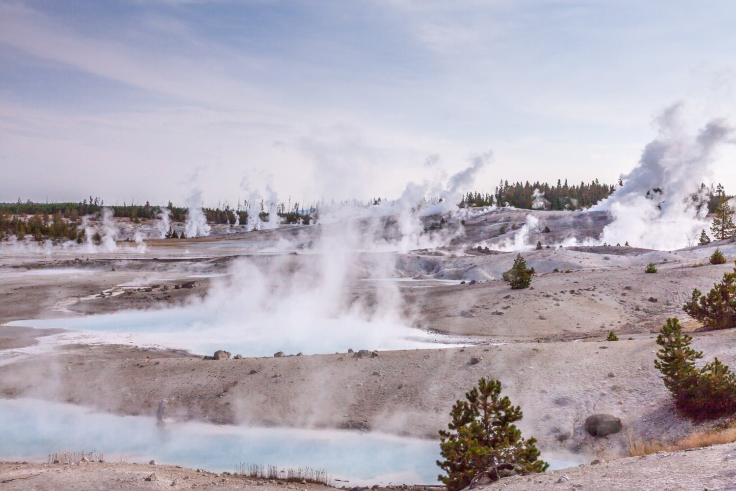 Porcelain Basin Yellowstone National Park photograph