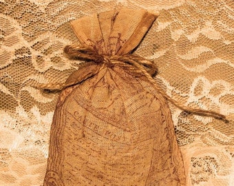 End of Summer Vintage Paris Sachet Handmade by VintageParisMarket