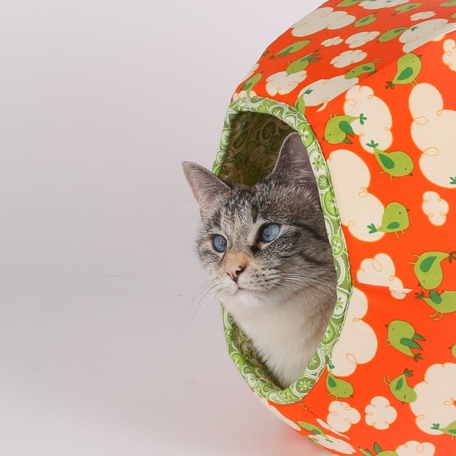 Modern cat beds and cat furniture by TheCatBall on Etsy