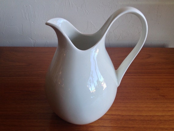 Eva Zeisel Century Pitcher in Hi White