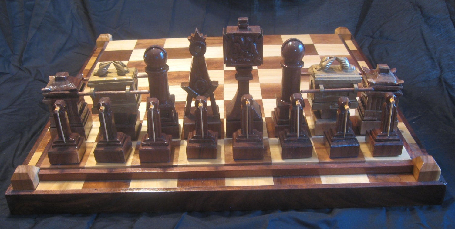 The Masonic Chess Set by Jim Arnold
