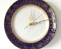 Unique china plate clock related items | Etsy