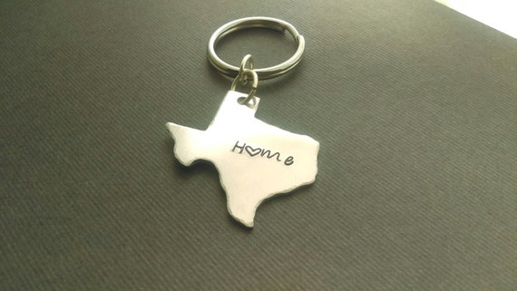 Texas key chain Texas home keychain texas key chain texas