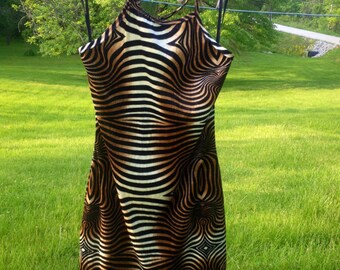 Tiger stripe dress | Etsy