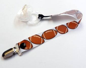 Football pacifier | Etsy