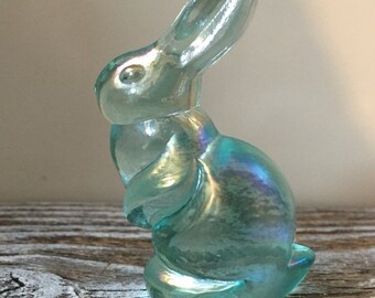 Unique fenton glass bunny related items | Etsy