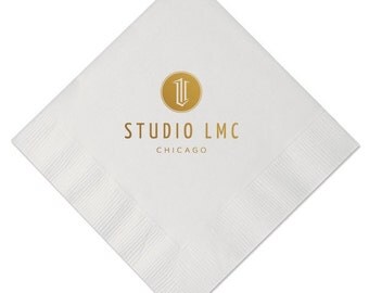 Custom logo napkins | Etsy