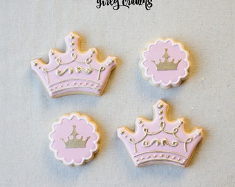 Crown sugar cookies | Etsy