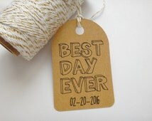 Popular items for best day ever tag on Etsy