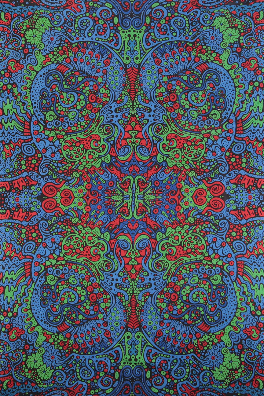 DMT Realm Psychedelic Liquid A tapestry 60 x 90