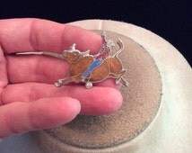 Unique bull brooch related items | Etsy