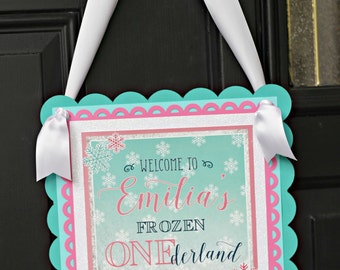 Frozen door sign | Etsy