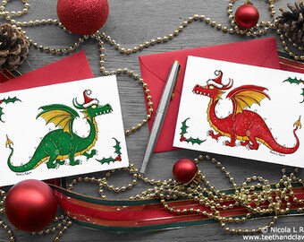 Welsh christmas card | Etsy