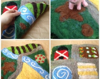 Felt playmat | Etsy