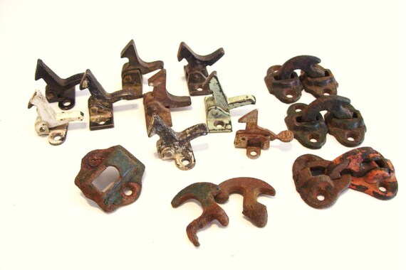 Antique Window Sash Locks Parts Victorian