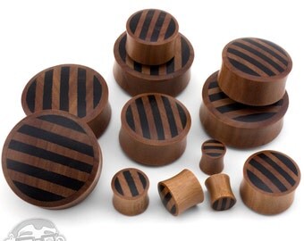 Opalite Glass Teardrop Plugs Double Flare 2G by UrbanBodyJewelry