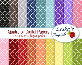 Checkerboard digital paper Rainbow checkered paper by DigitalWork