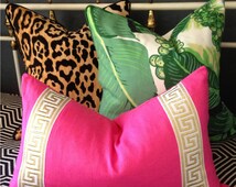 Popular items for greek key cushion on Etsy