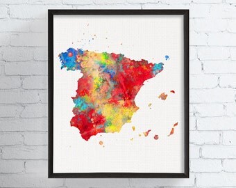 Spain poster | Etsy