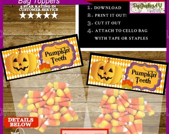 Bag topper template | Etsy