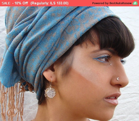 Moon nose stud Silver nose stud nose pin by ShirazelohevJewelry