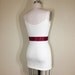 Narrow Burgundy Sash Burgundy Satin Sash Maroon Sash Wine