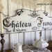 FRENCH CHATEAU WOOD Sign Chateau Francais by FrenchVelvetHorses