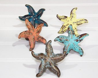 Unique starfish knobs related items | Etsy