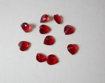 Red heart locket | Etsy