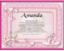 Unique first name meaning related items | Etsy