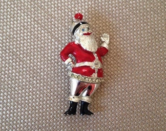 Santa claus pin | Etsy