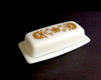 Gold butter dish | Etsy