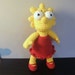 Crochet Lisa Simpson Amigurumi Handmade Crochet Amigurumi
