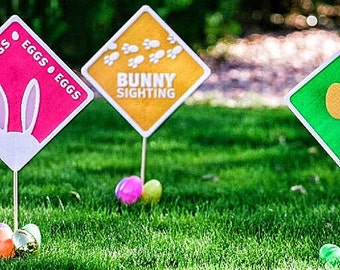 Easter egg hunt sign | Etsy