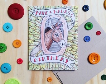 Risque birthday card | Etsy