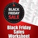 Black Friday Sales Worksheet Map out your Black Friday