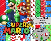 Popular items for super mario bros on Etsy