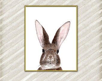 Printable rabbit | Etsy