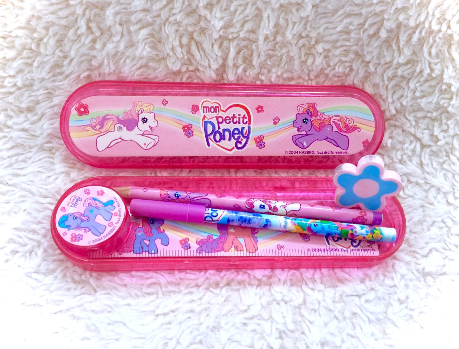 Retro My Little Pony Stationary Pencil Case Box by CuteVintageToys