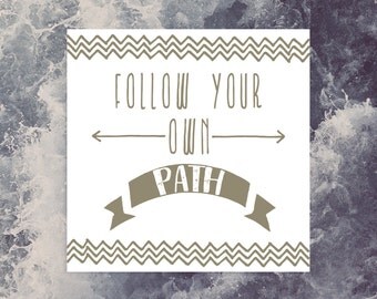 Items similar to Follow Your Path acrylic abstract landscape Annie ...