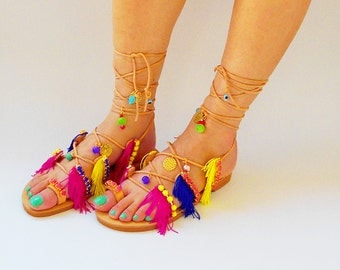 Greek Goddess Sandals by GreekGoddeSSandals on Etsy