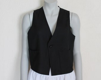 Open back vest | Etsy