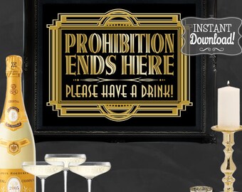 Prohibition sign | Etsy