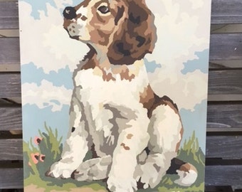 Paint by number dog | Etsy