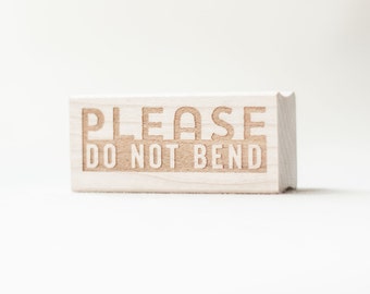 Please don't bend | Etsy