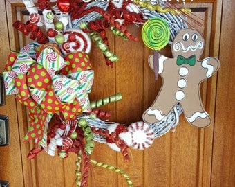 Gingerbread wreath | Etsy