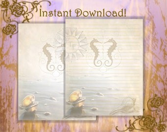 Beach writing | Etsy