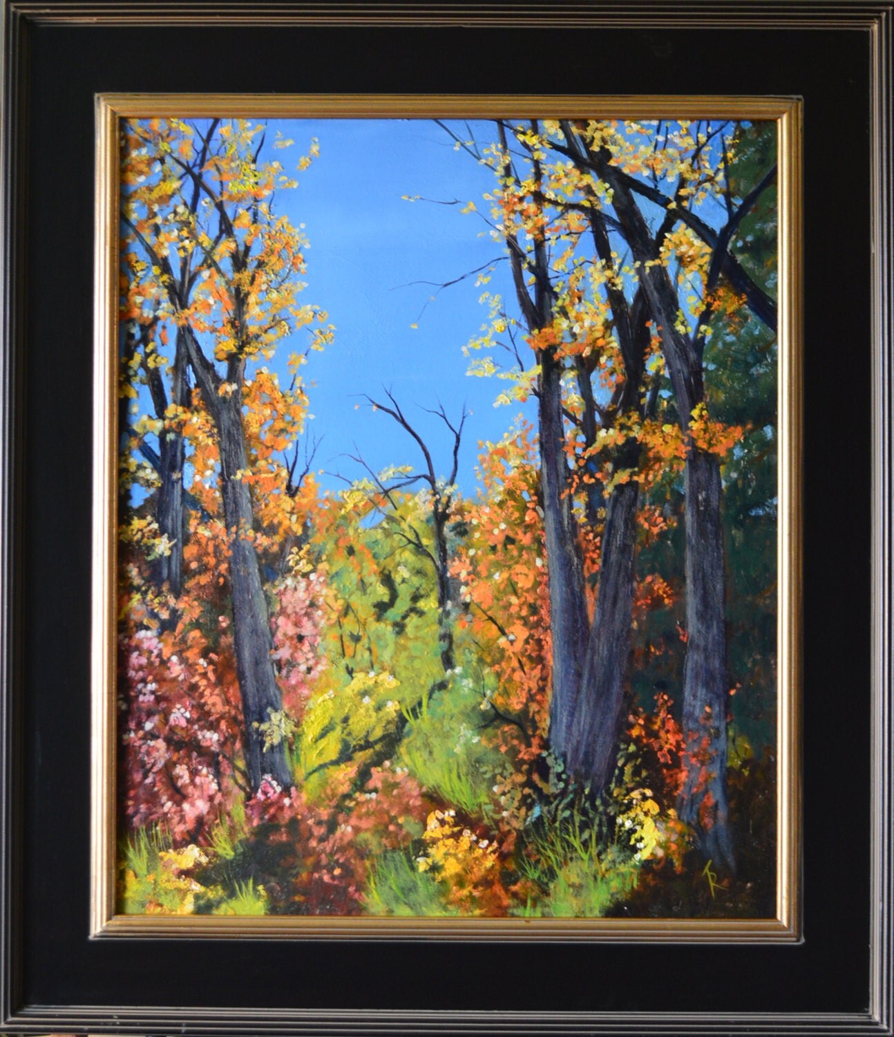 Landscape painting original oil painting large framed