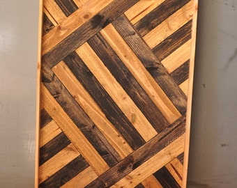 Items similar to Wood Slat Art Work 36 x 48 P on Etsy